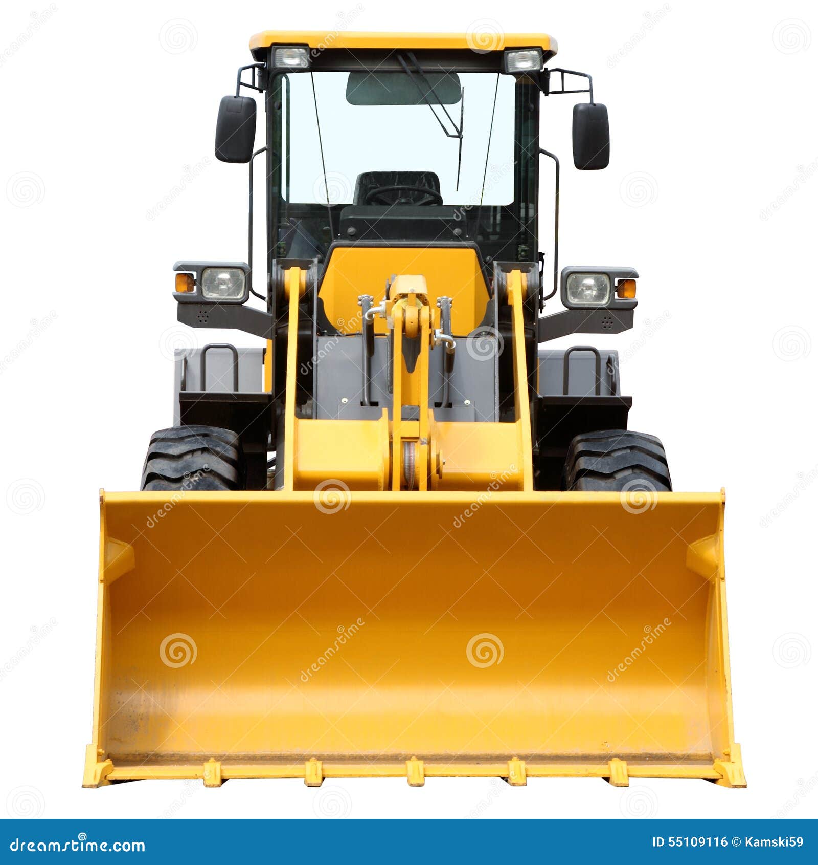 Heavy Bulldozer Moving Sand In Sandpit Royalty-Free Stock Photography ...