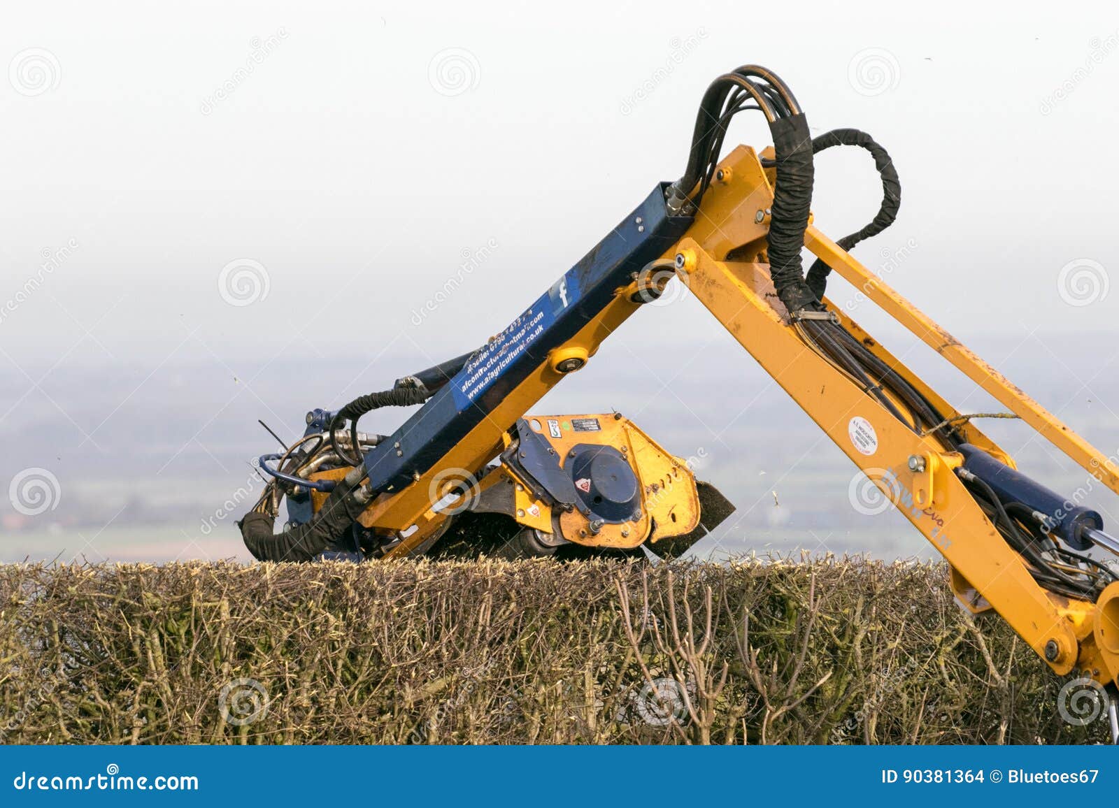 Modern hedge cutter editorial stock image. Image of blades - 90381364