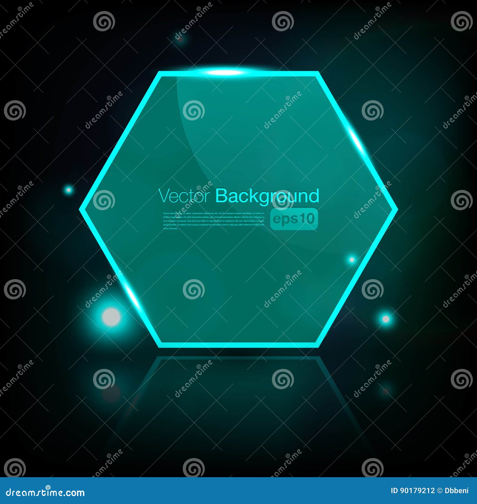 Modern Hexagon Frame Design Stock Vector - Illustration of graphic ...