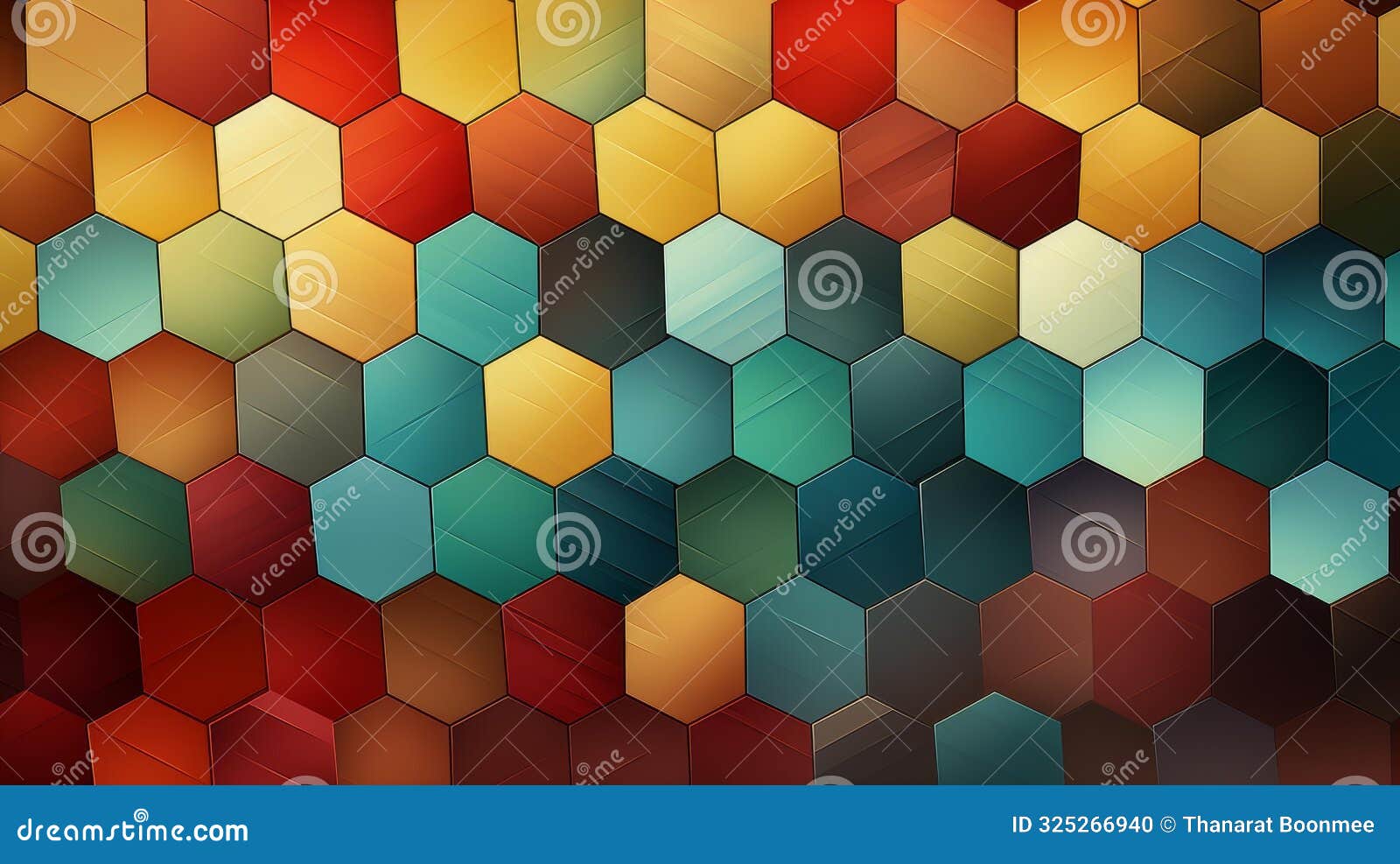 Modern Hexagon Pattern with Clean Lines and Flat Texture, Perfect for ...