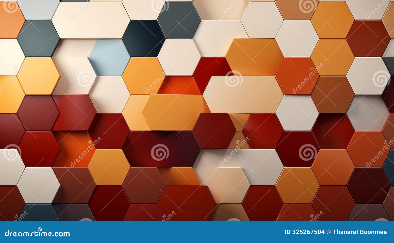 Modern Hexagon Pattern with Clean Lines and Flat Texture, Perfect for ...