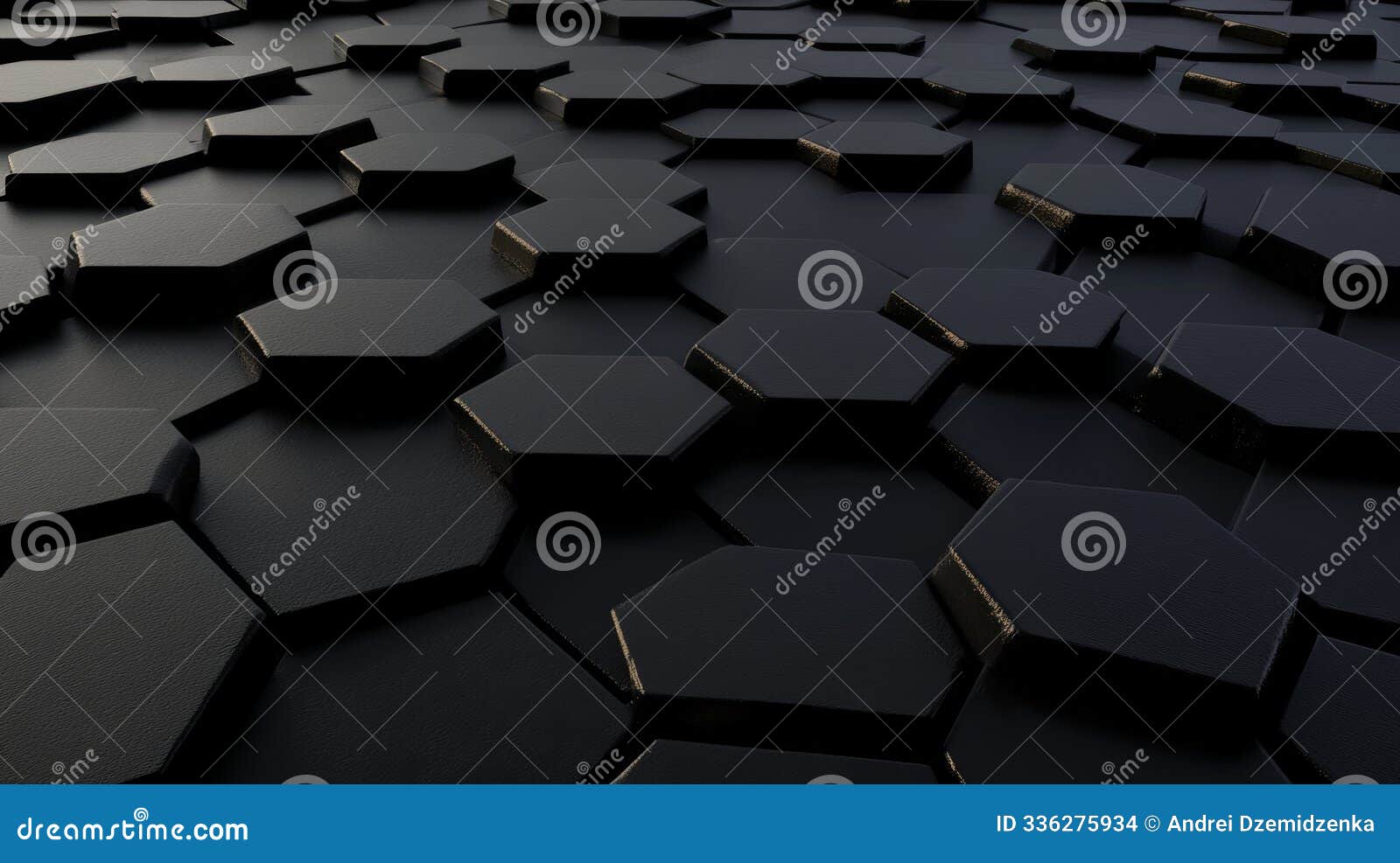 Modern, Hexagonal Wall Background with Tiles. 3D Tile Wallpaper with ...
