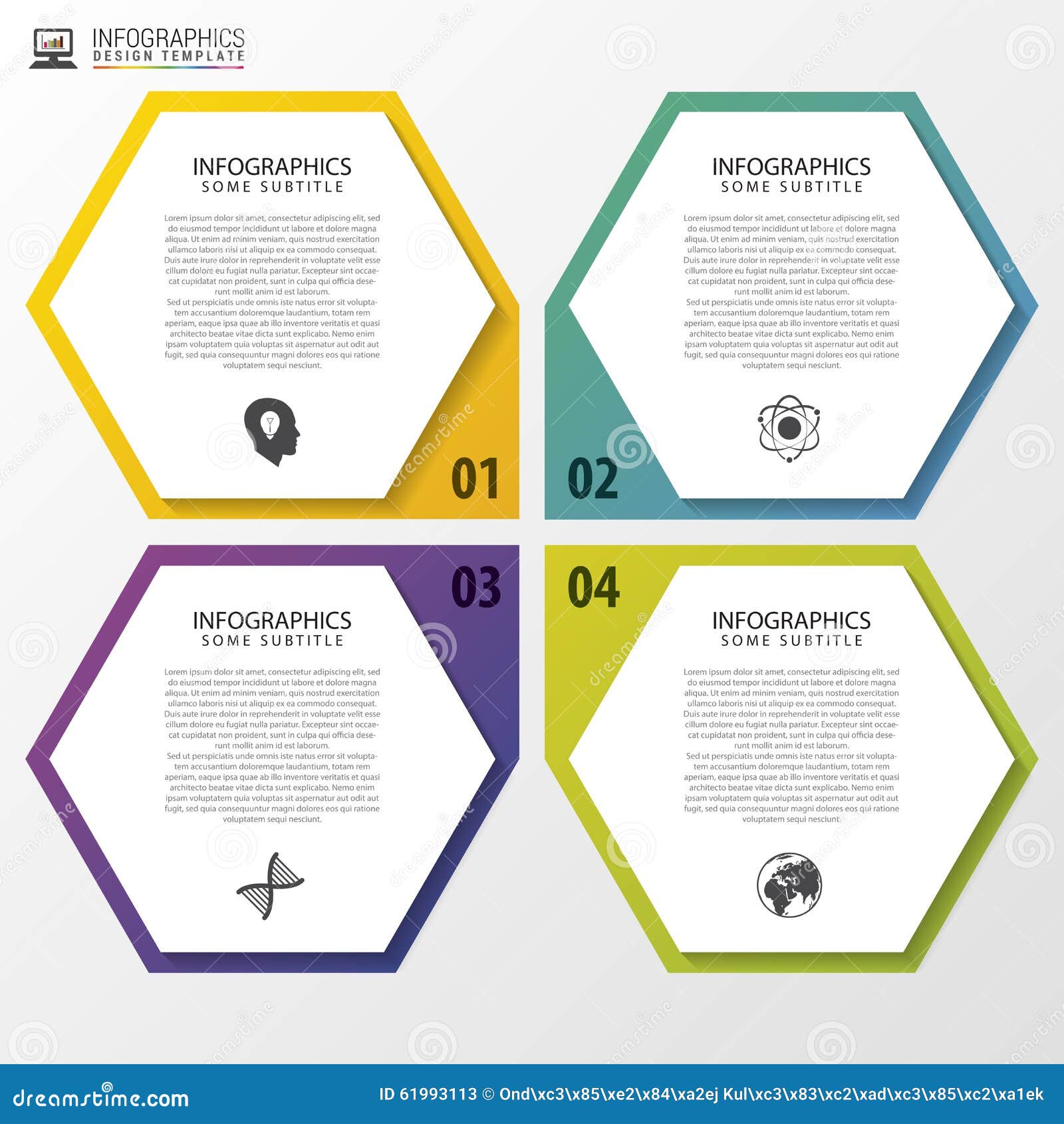 Teamwork In Hexagons, Flat Design Royalty-Free Stock Photography ...