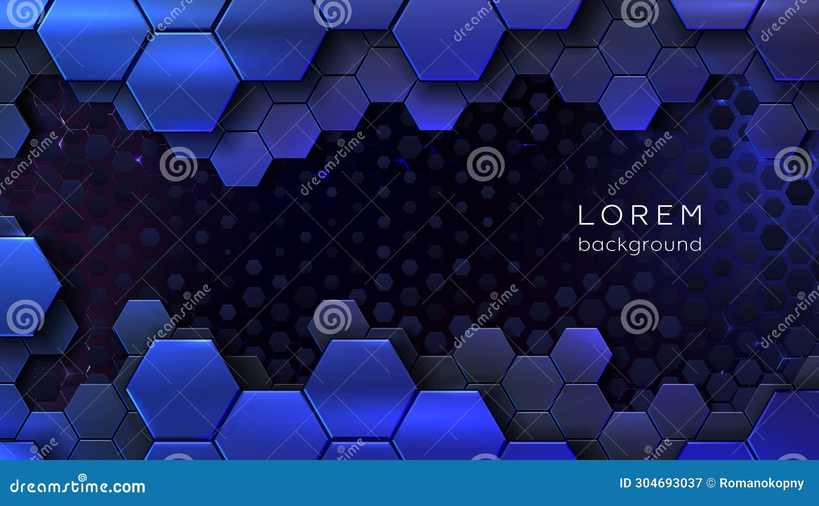 Modern Hi-tech Background. Elegant Illustration with Hexagonal ...