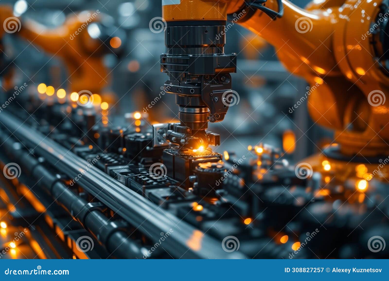 Ai Controlled Robotic Arms Caring For Newborns In Manufacturing Plant ...