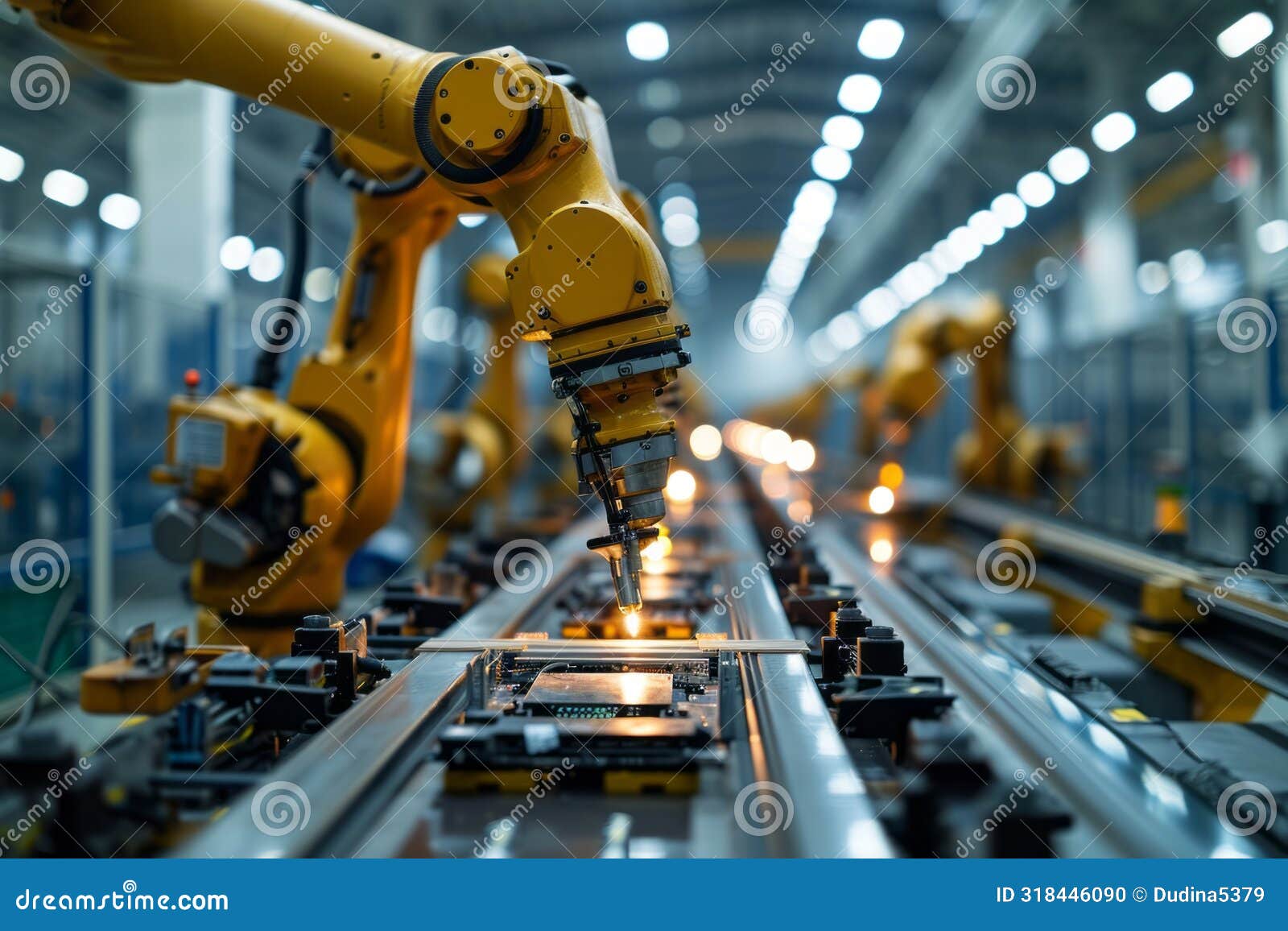 Modern Hi-tech Facility with Automated Line and AI-controlled Robotic ...