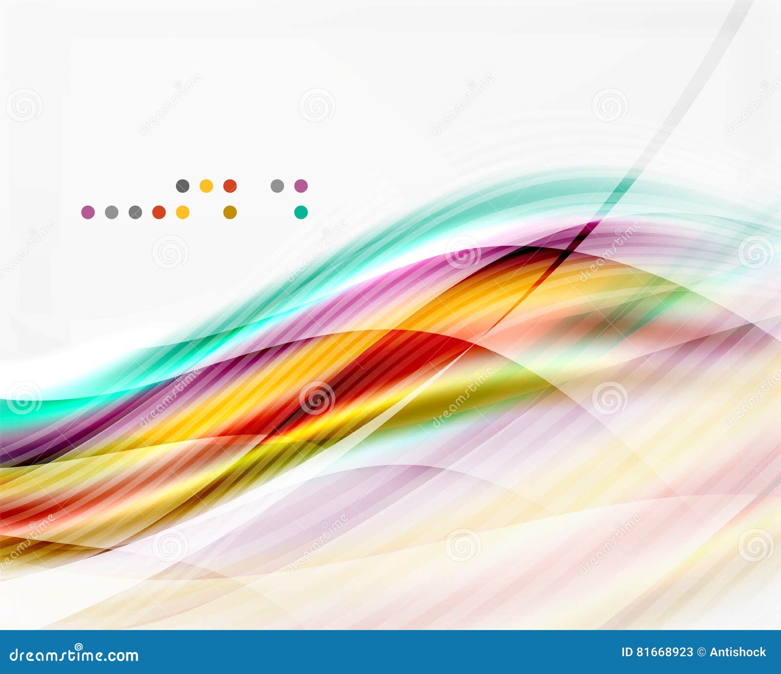 Modern Hi-tech Glossy Glass Wave Stock Vector - Illustration of ...