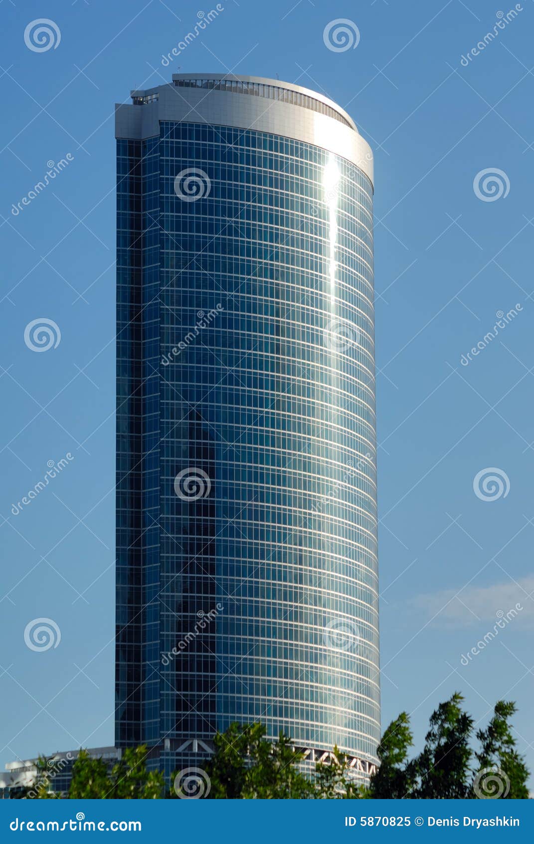 Modern High-altitude Office Building Stock Image - Image of frame ...