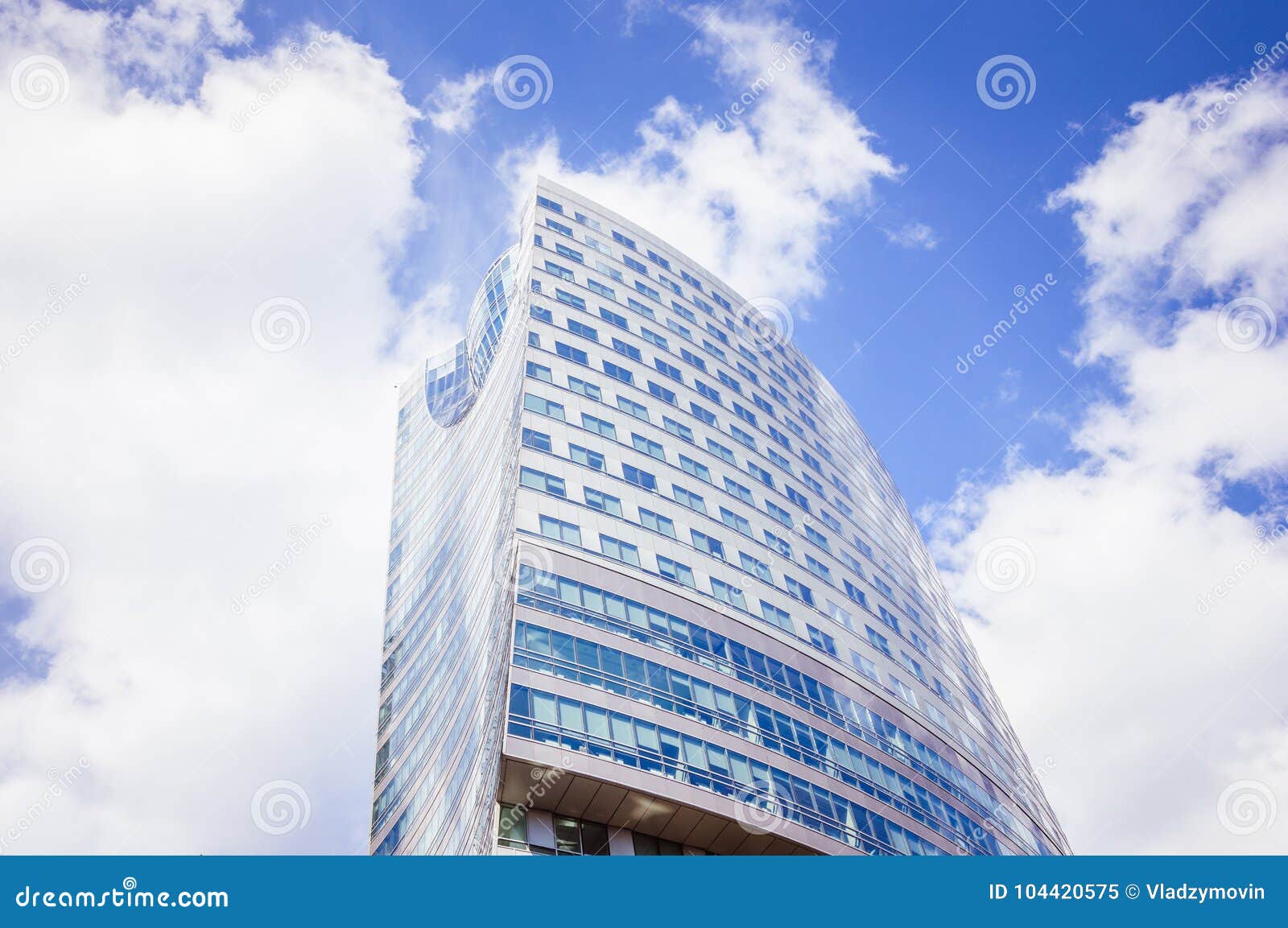 Skyscraper View from the Bottom Stock Image - Image of downtown ...