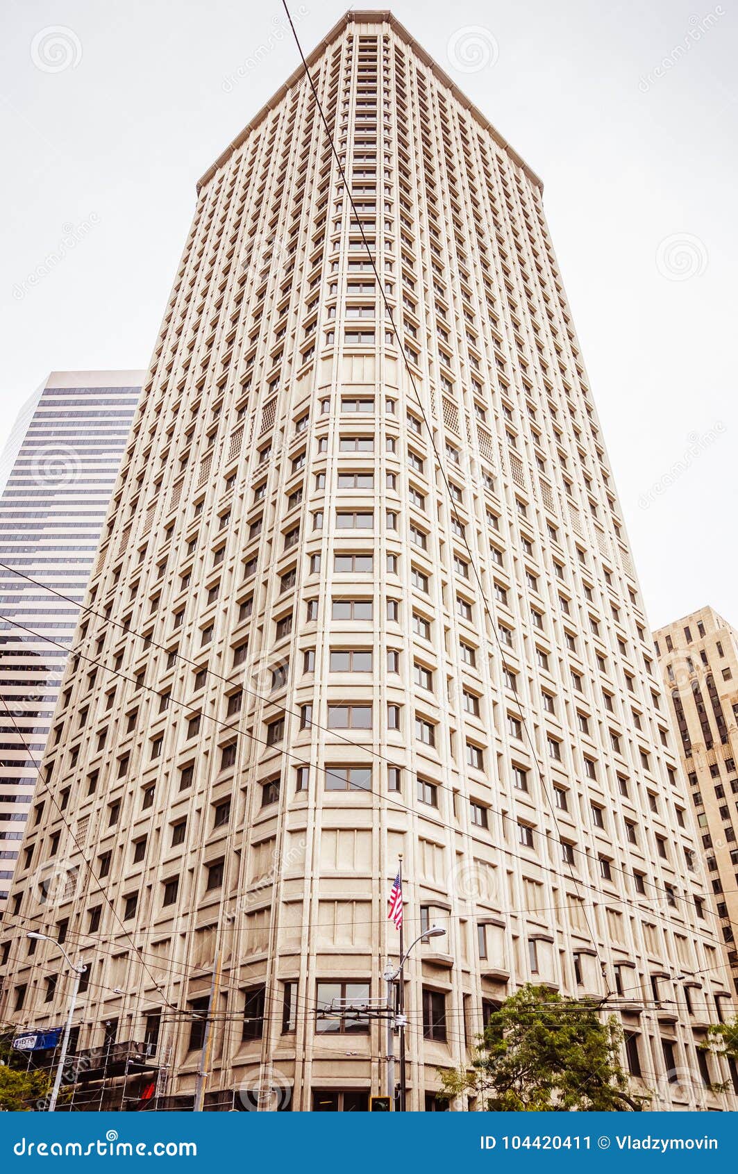 Skyscraper View from the Bottom Stock Image - Image of skyscraper ...
