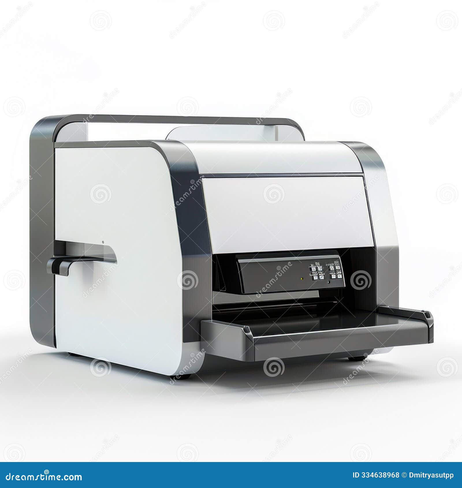 Modern High-performance Printer Black and White Color with Open Paper ...