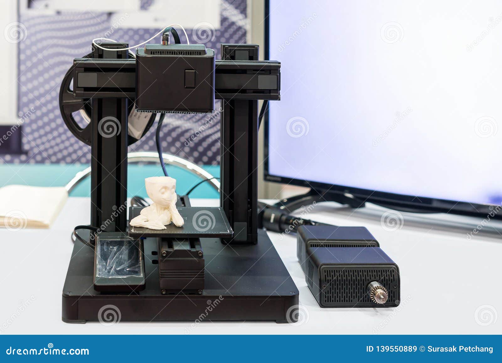 Modern High Precision and Technology 3d Printer Machine Stock Image ...