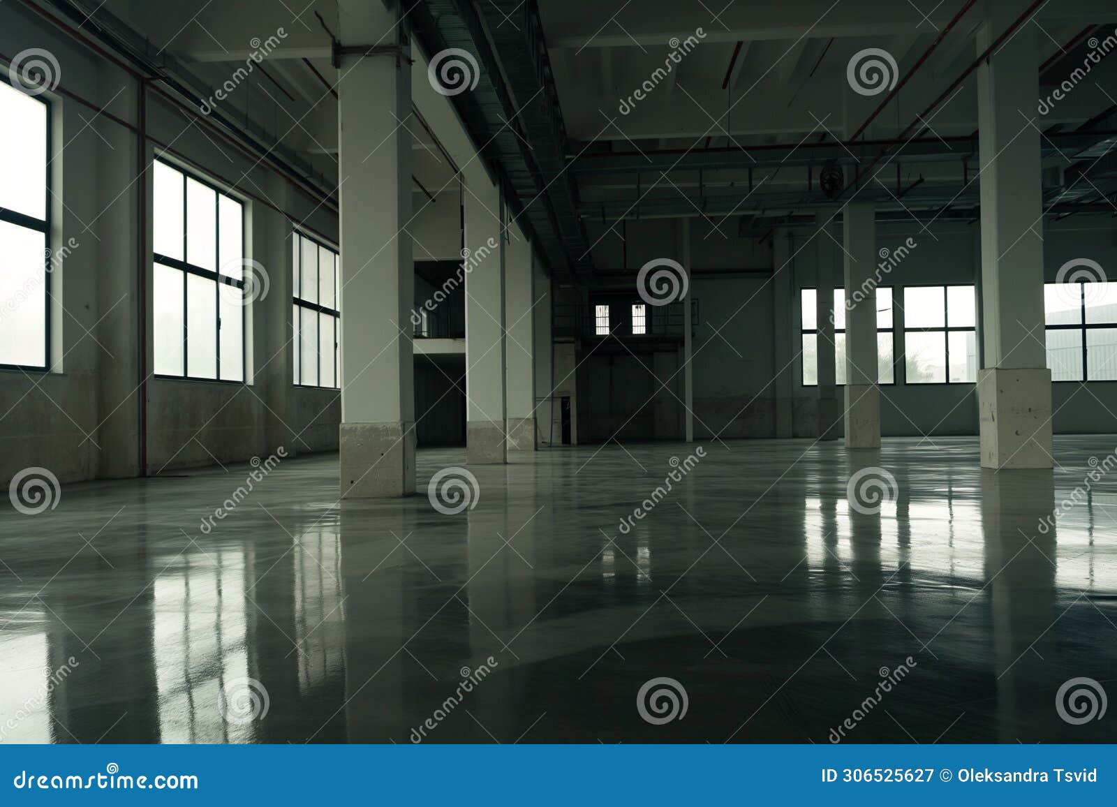 Modern High Rack Distribution Warehouse Stock Image - Image of robotics ...