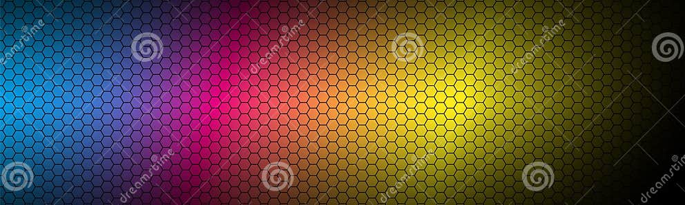 Modern High Resolution Cmyk Geometric Header with Polygonal Grid ...
