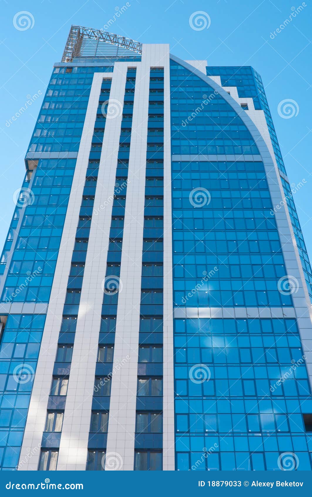 Modern High-rise Apartment Building Stock Image - Image of construction ...