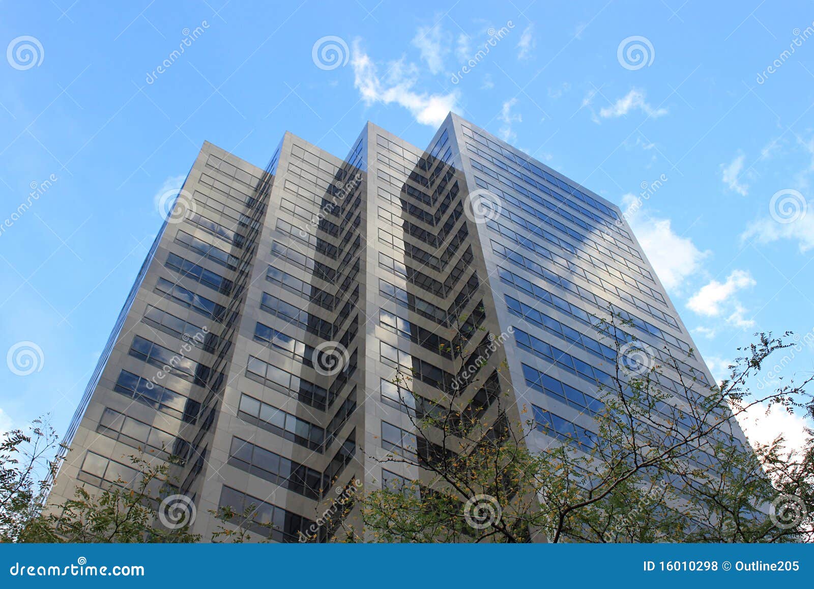Modern high rise building stock photo. Image of construction - 16010298