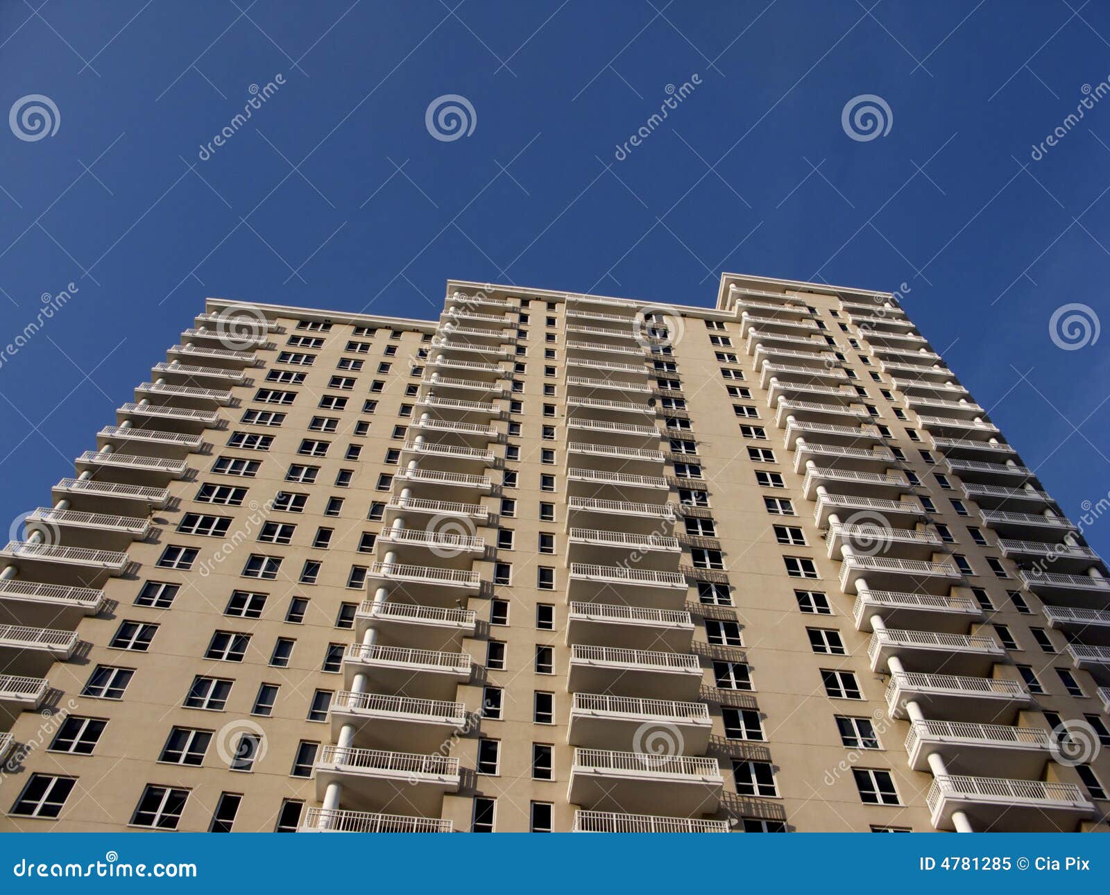Modern high rise building stock image. Image of rise, exterior - 4781285