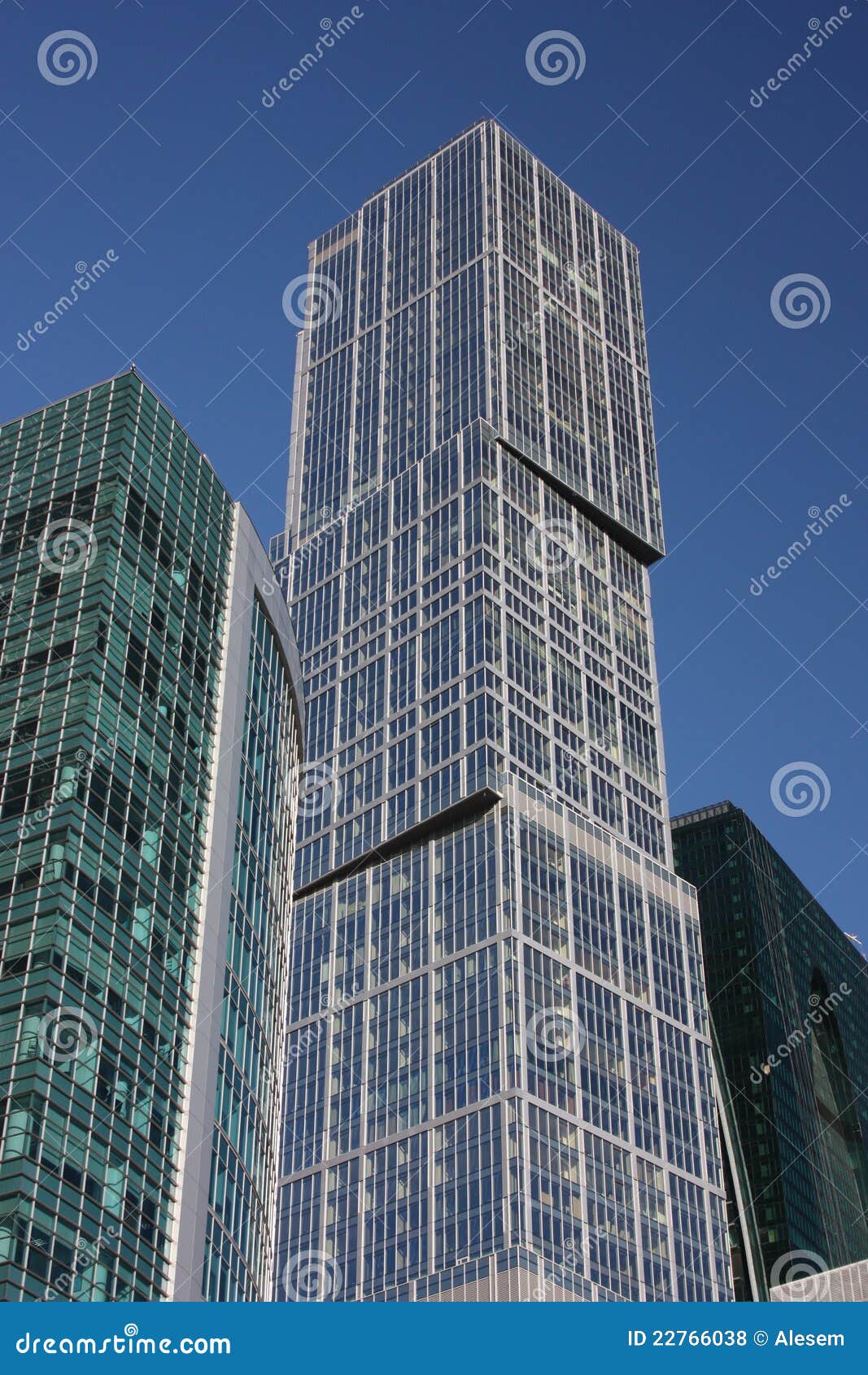 Modern High-rise Building of Glass and Concrete. Stock Photo - Image of ...