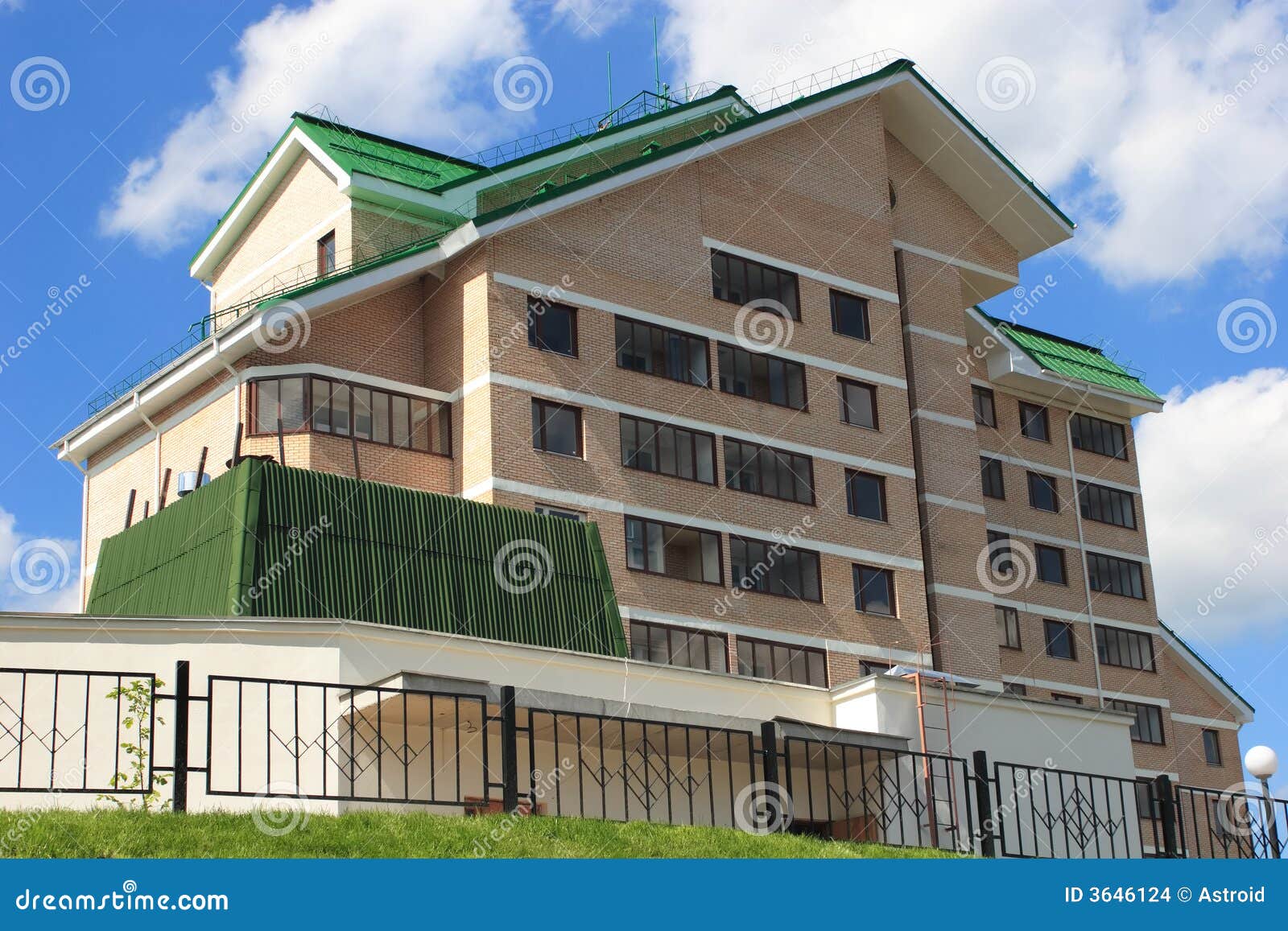 Modern High-rise House stock photo. Image of building - 3646124