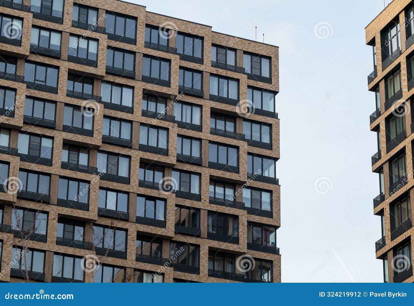 Modern architecture stock photo. Image of modern, wall - 324219912