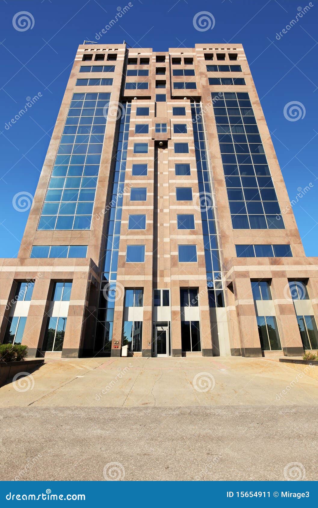 Modern High Rise Office Building Stock Image - Image of futuristic ...