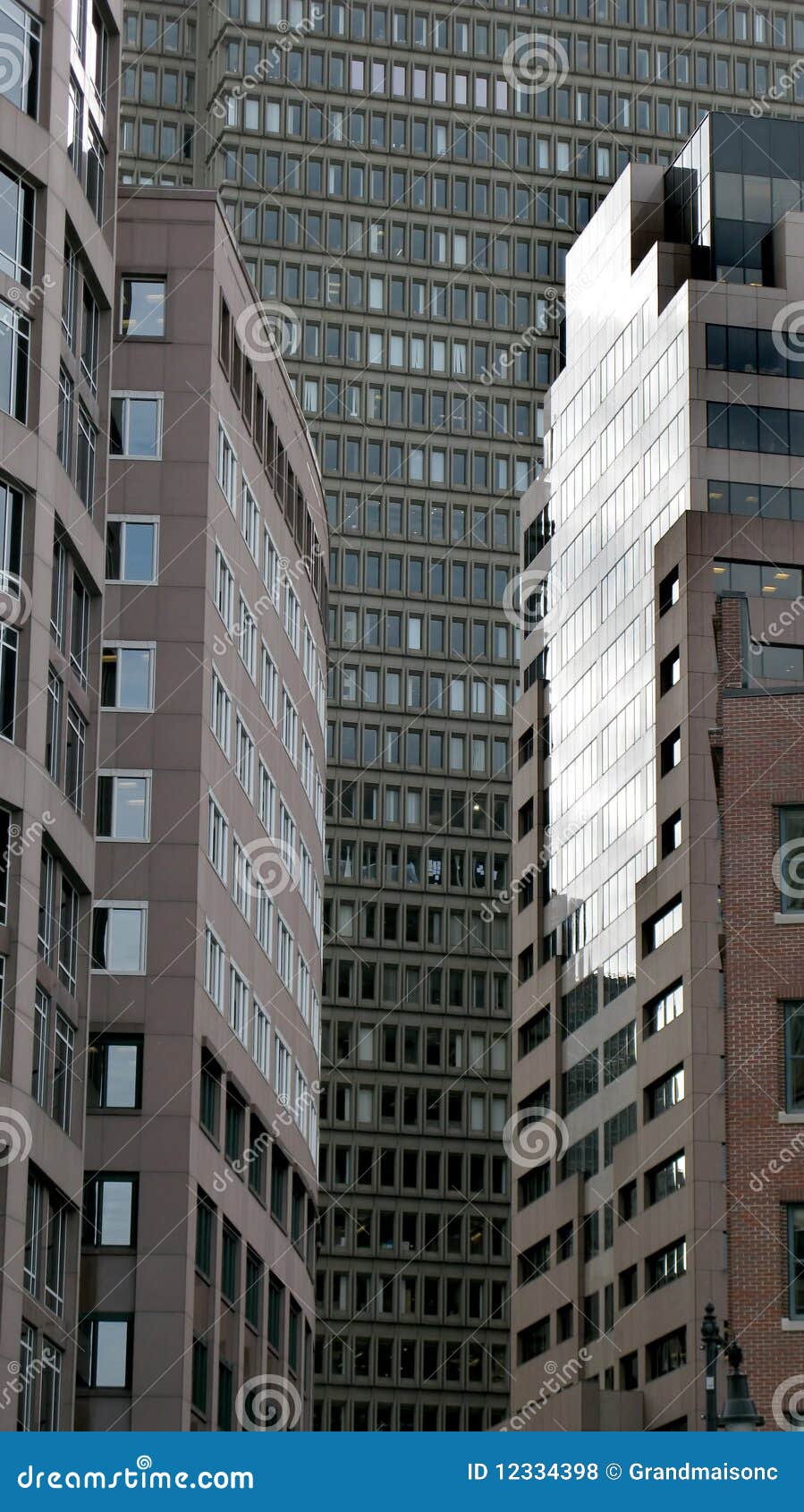 Modern high rise offices stock photo. Image of city, urban - 12334398