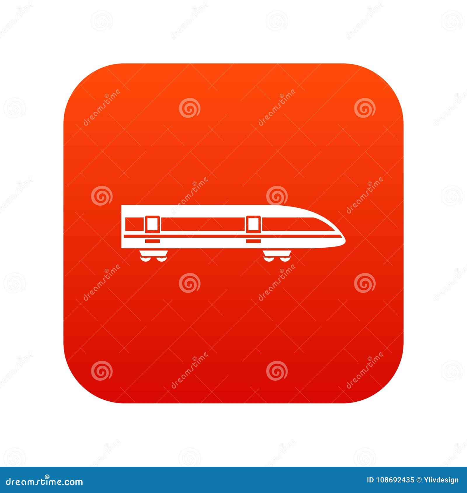 Modern High Speed Train Icon Digital Red Stock Vector - Illustration of ... Modern High Speed Train Icon Digital Red Stock Vector - Illustration of ...