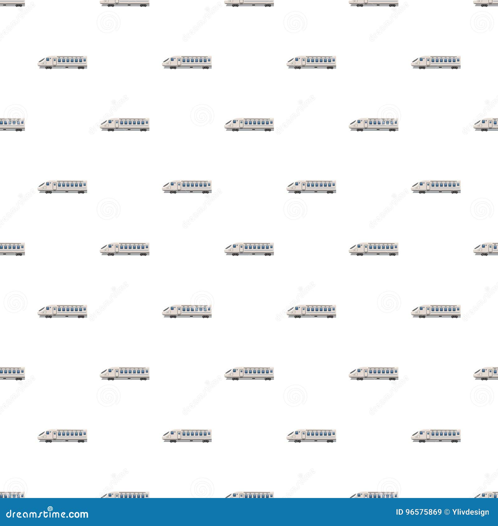 Modern High Speed Train Pattern Stock Vector - Illustration of ...