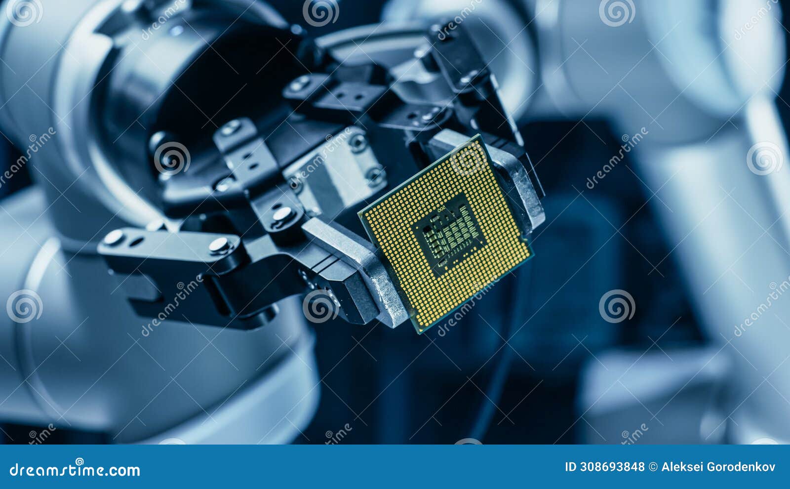 Modern High Tech Authentic Robot Arm Holding Contemporary Super ...