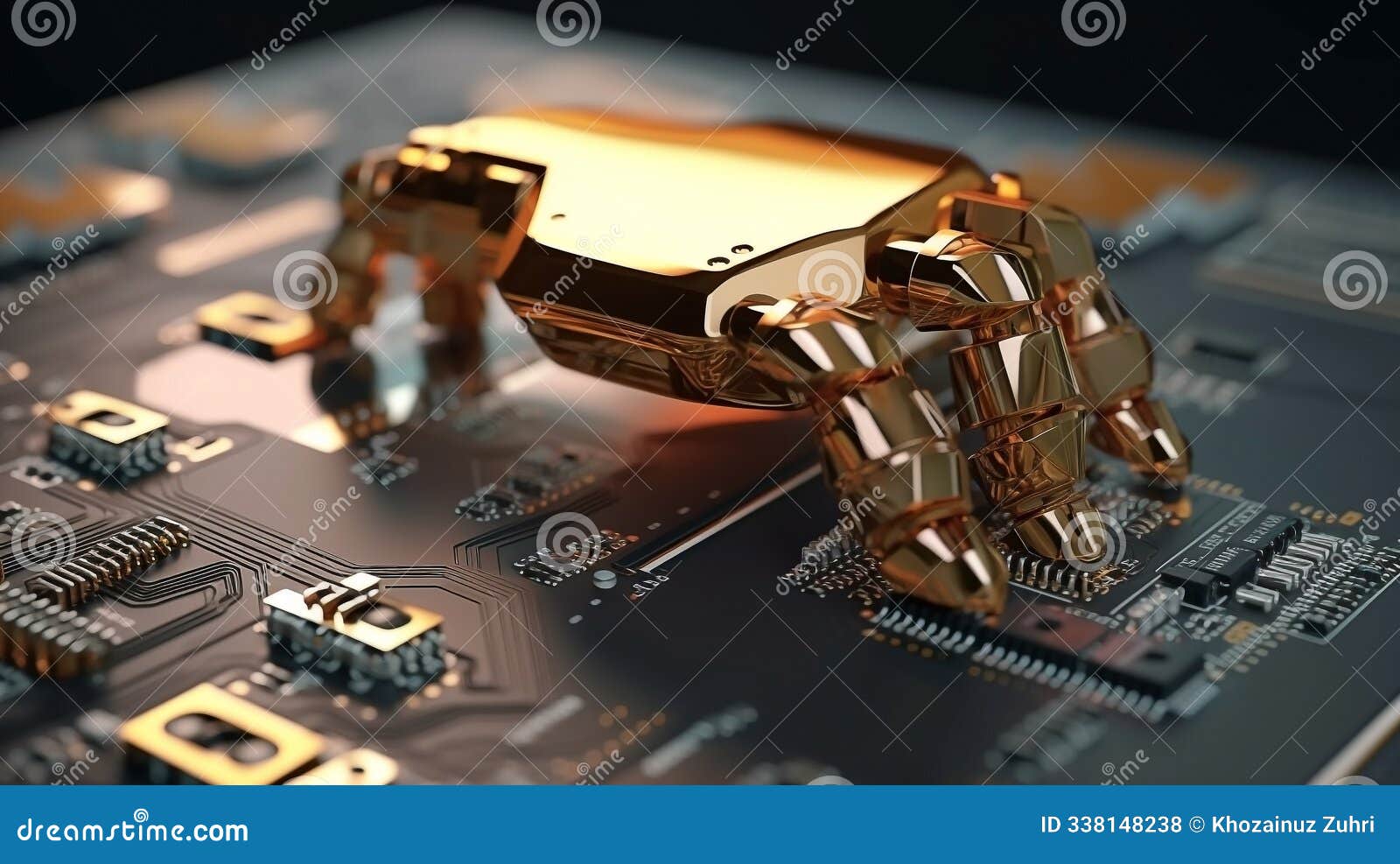 Modern High Tech Authentic Robot Arm Holding Contemporary Super ...