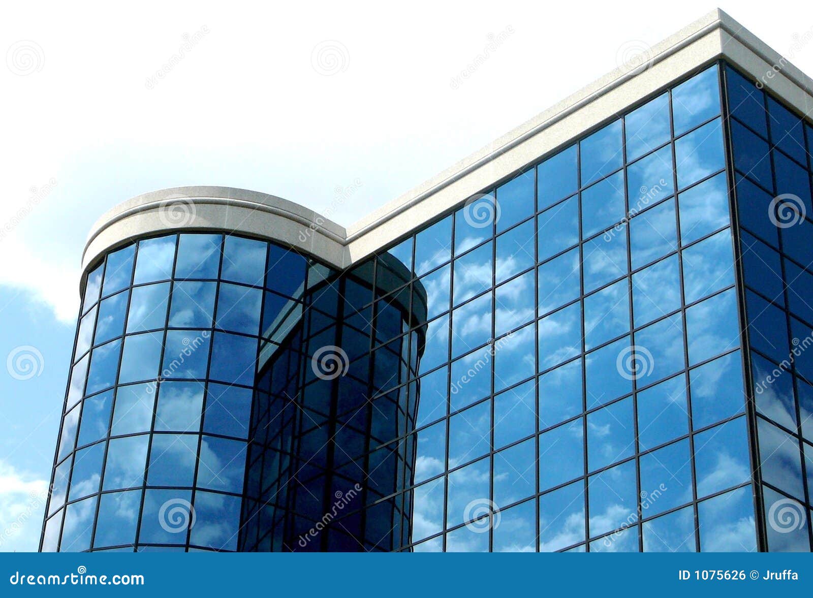 Modern high tech building stock photo. Image of city, construction ...