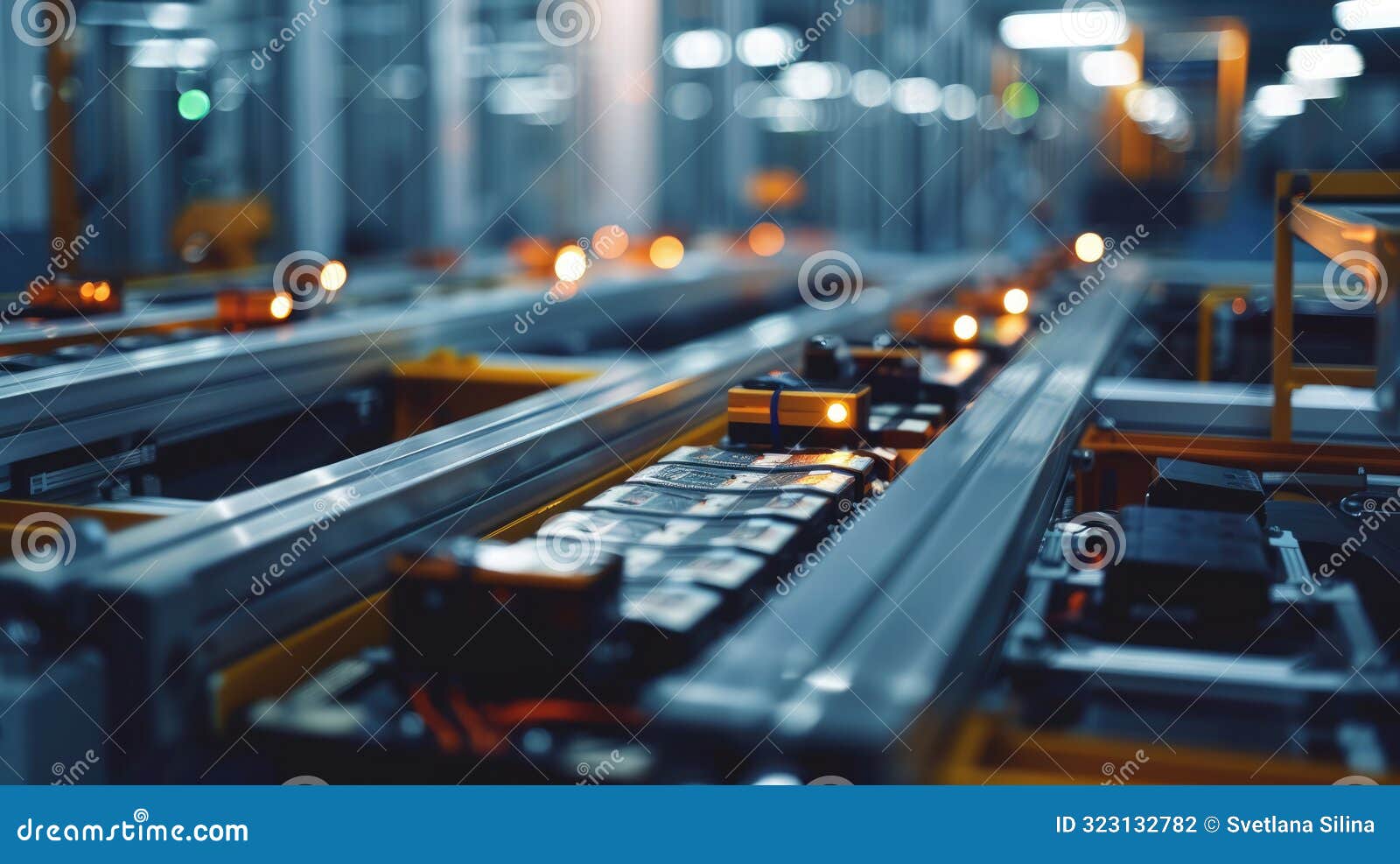 Modern High-tech Environment Automating the Assembly of Battery Packs ...