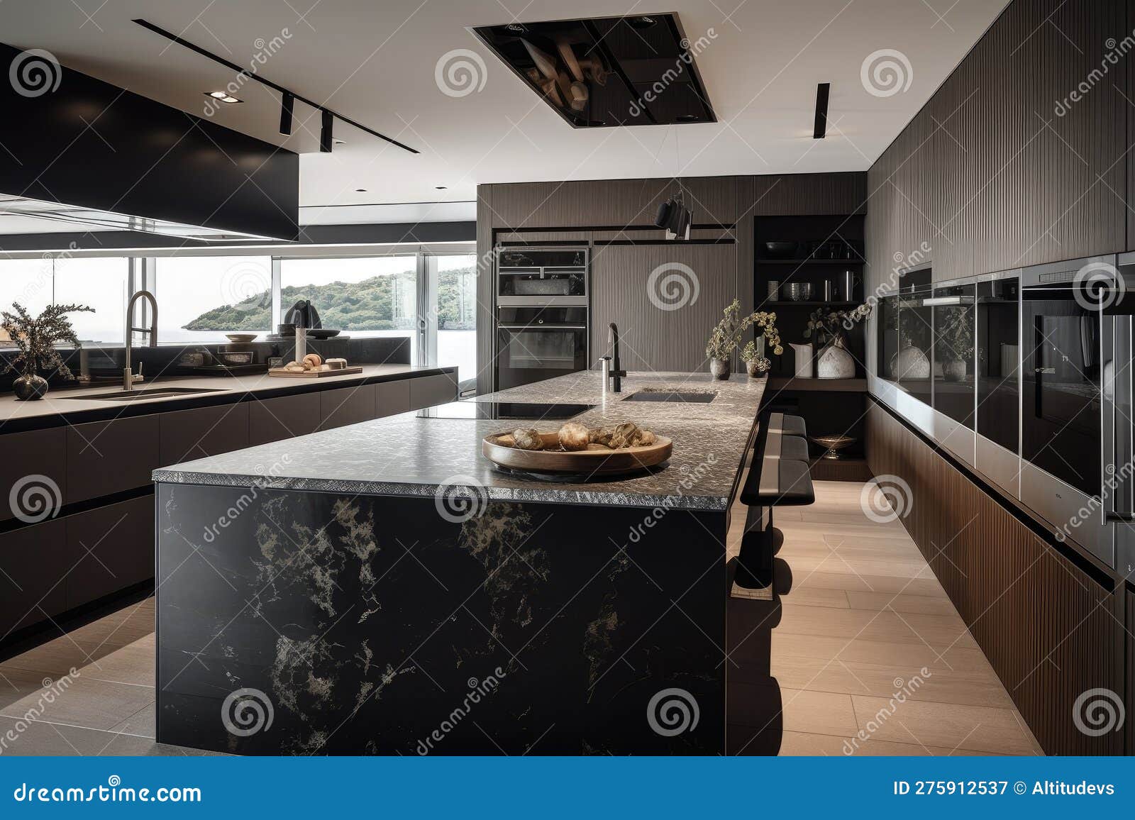 Modern, High-tech Kitchen with Cutting-edge Equipment and Technology ...