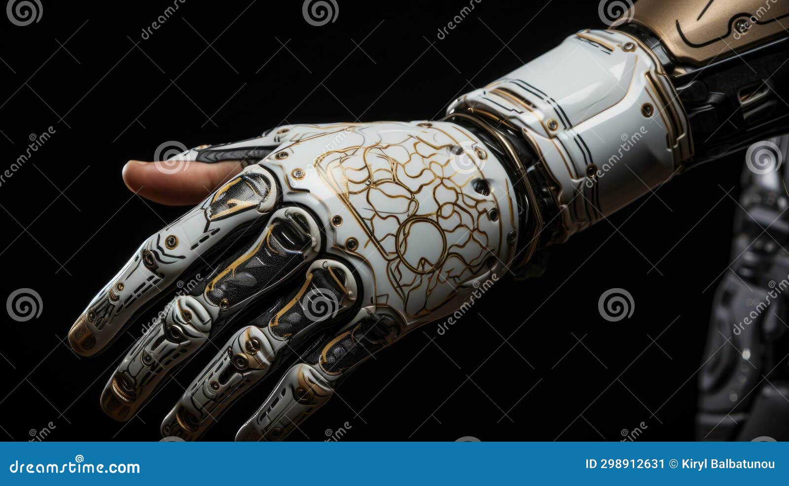 Modern High-tech Medical Cybernetic Bionic Hand Prostheses, Artificial ...