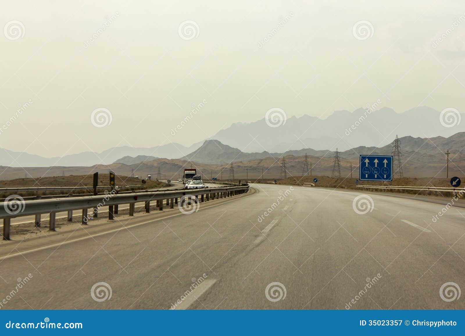 Modern Highway in Central Iran Stock Image - Image of ranges, modern ...