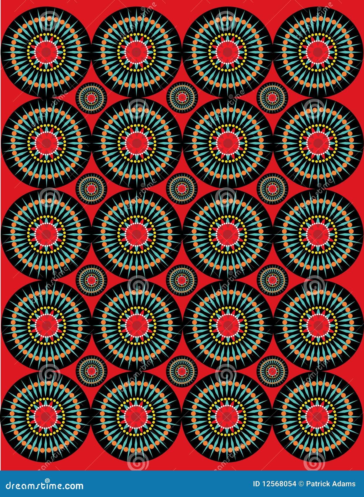 Modern hippie pattern stock illustration. Illustration of hippie - 12568054