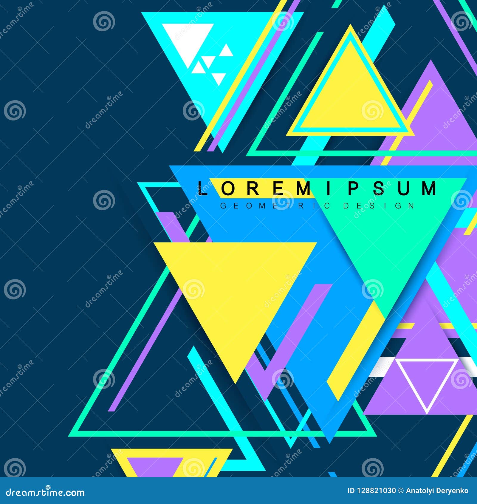 Modern Hipster Triangle Background, Triangles Pattern. Abstract ...