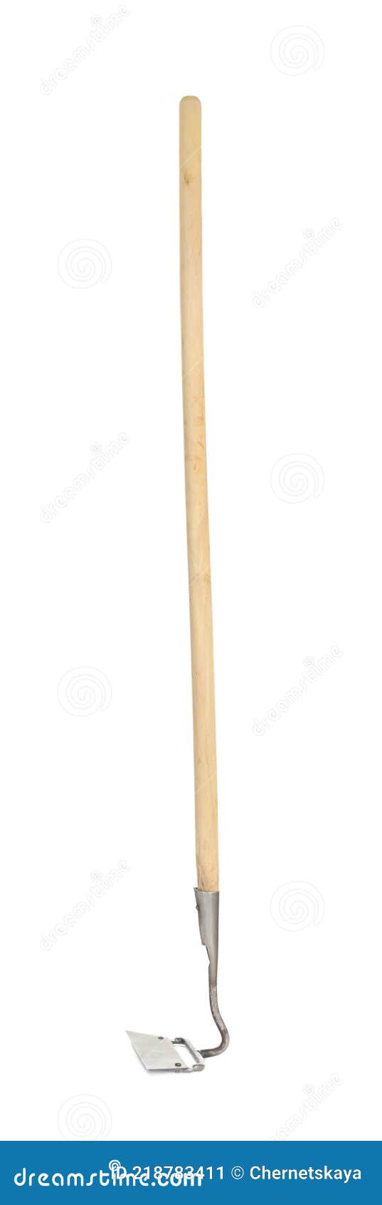 Modern Hoe Isolated on White. Gardening Tool Stock Image - Image of ...