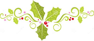 Modern holly banner stock vector. Illustration of curly - 11814556