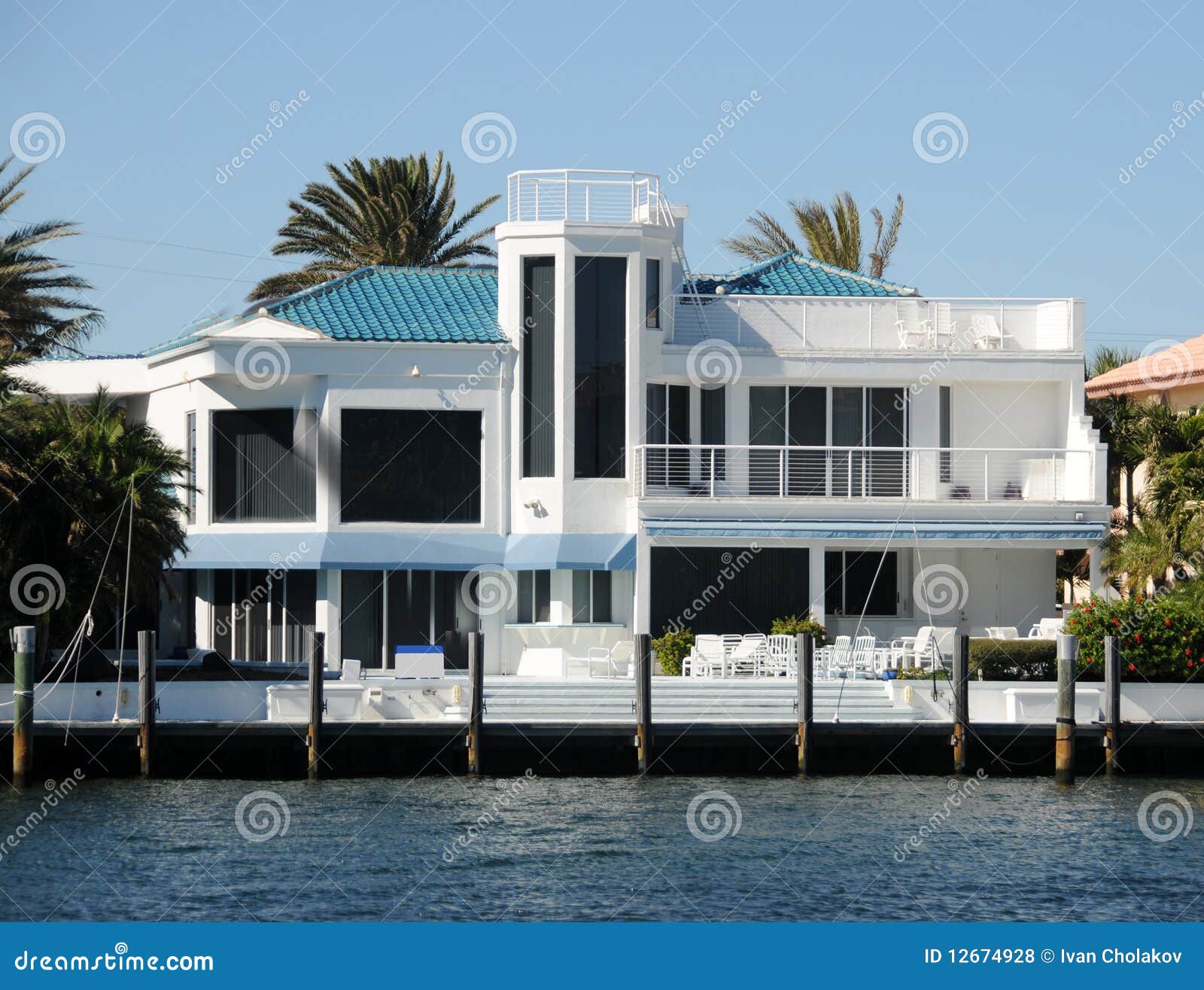 Modern home stock photo. Image of luxury, property, home - 12674928