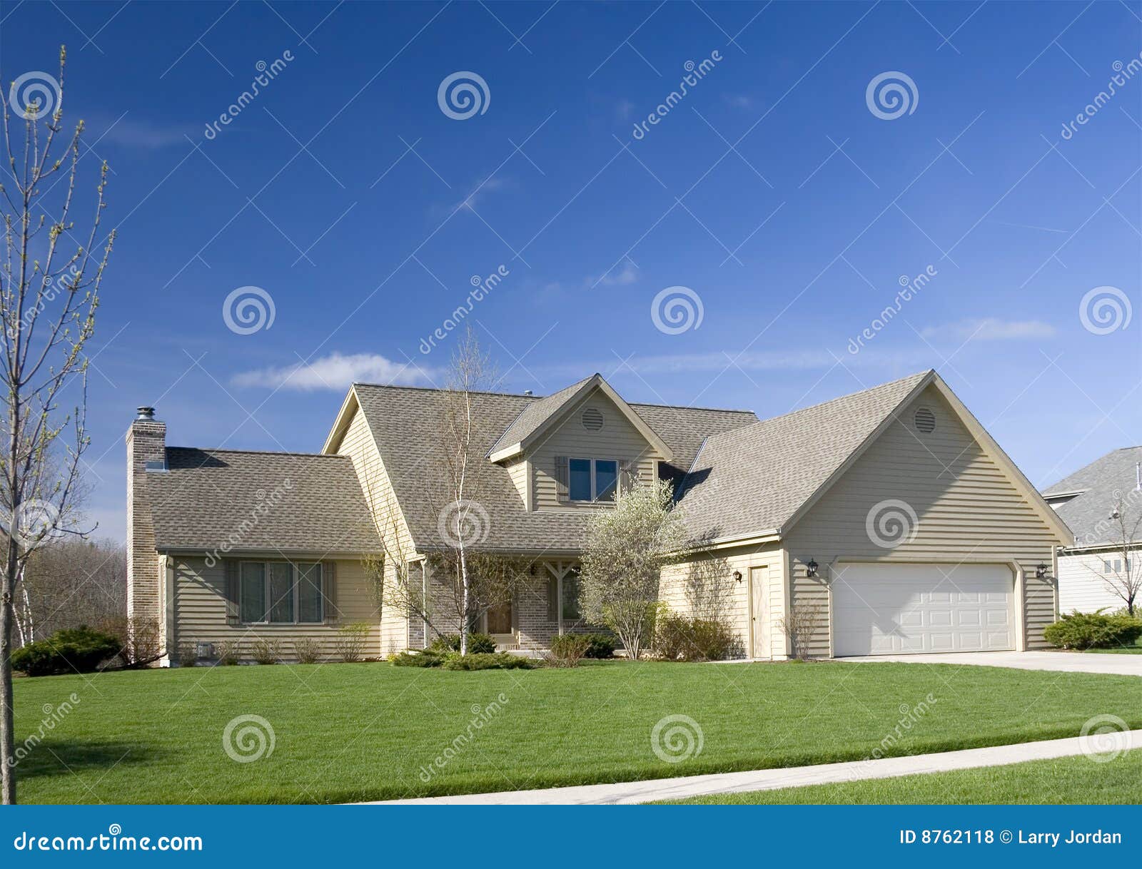 Modern Home stock photo. Image of dwelling, space, path - 8762118