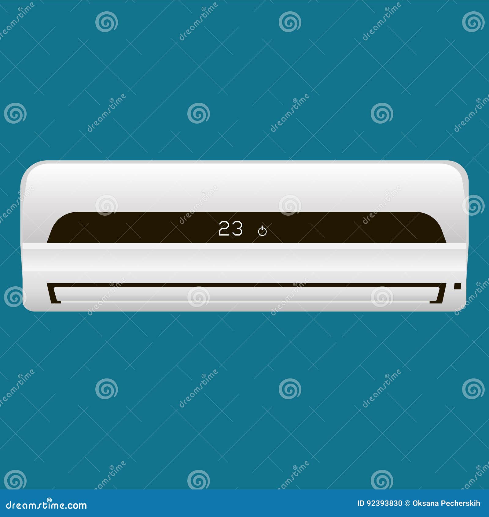 Modern Home Air Conditioning. a Realistic Split-system. Climate Control ...