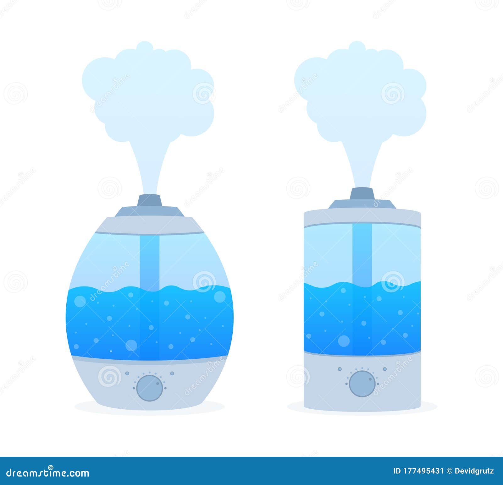 Modern Home Humidifier. Humidifier Air Diffuser. Purifier Microclimate ...