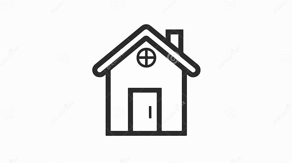 Modern Home Icon for Basic Web and UI Design Concepts Stock Vector ...