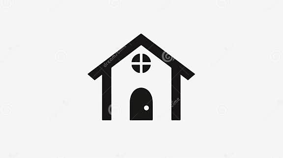 Modern Home Icon for Basic Web and UI Design Concepts Stock ...