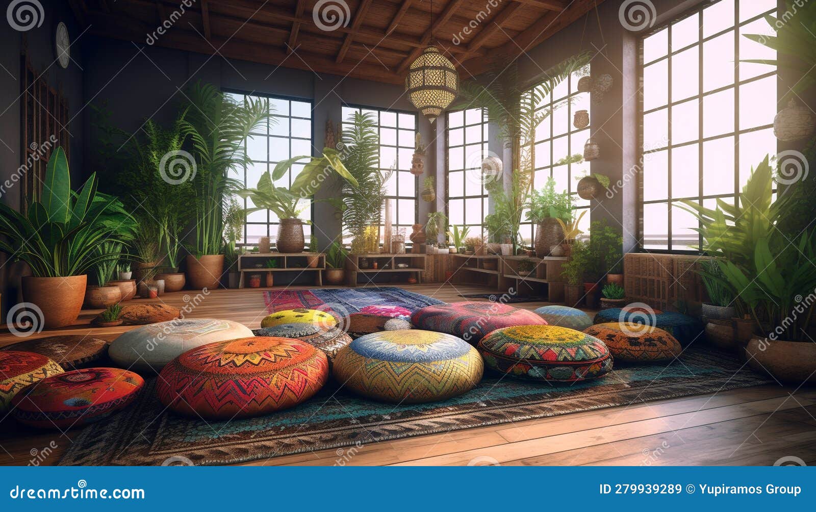 Modern Home Interior Design with Indigenous Cultures and Nature Decor ...