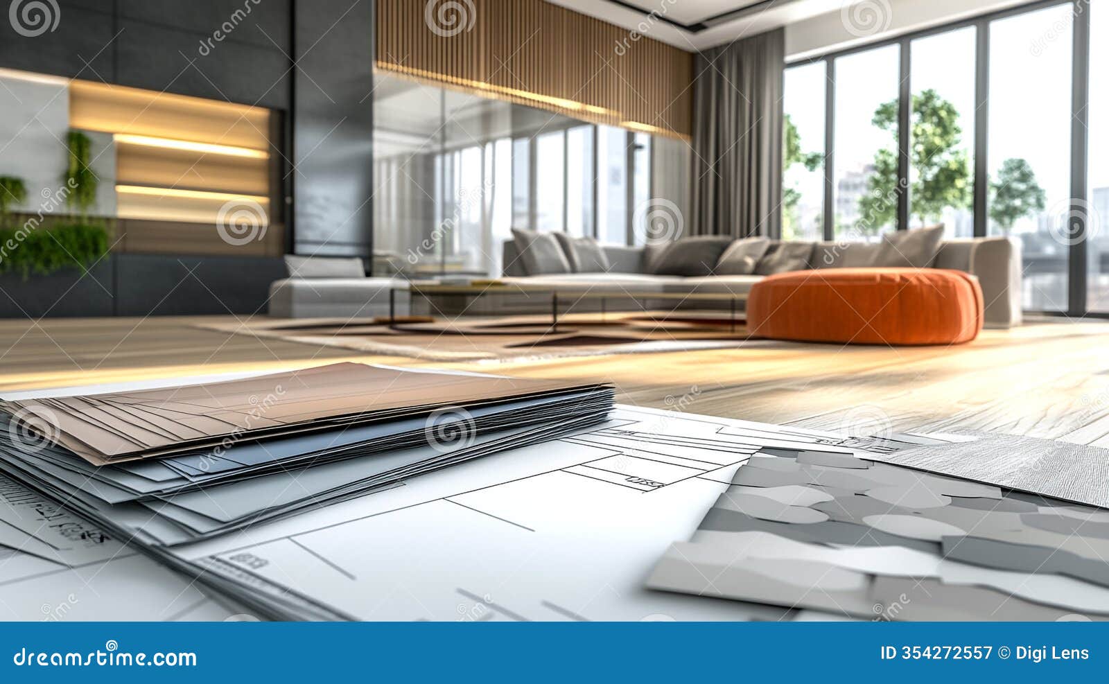 Modern Home Interior Design Plans with Samples Architectural Drawings ...