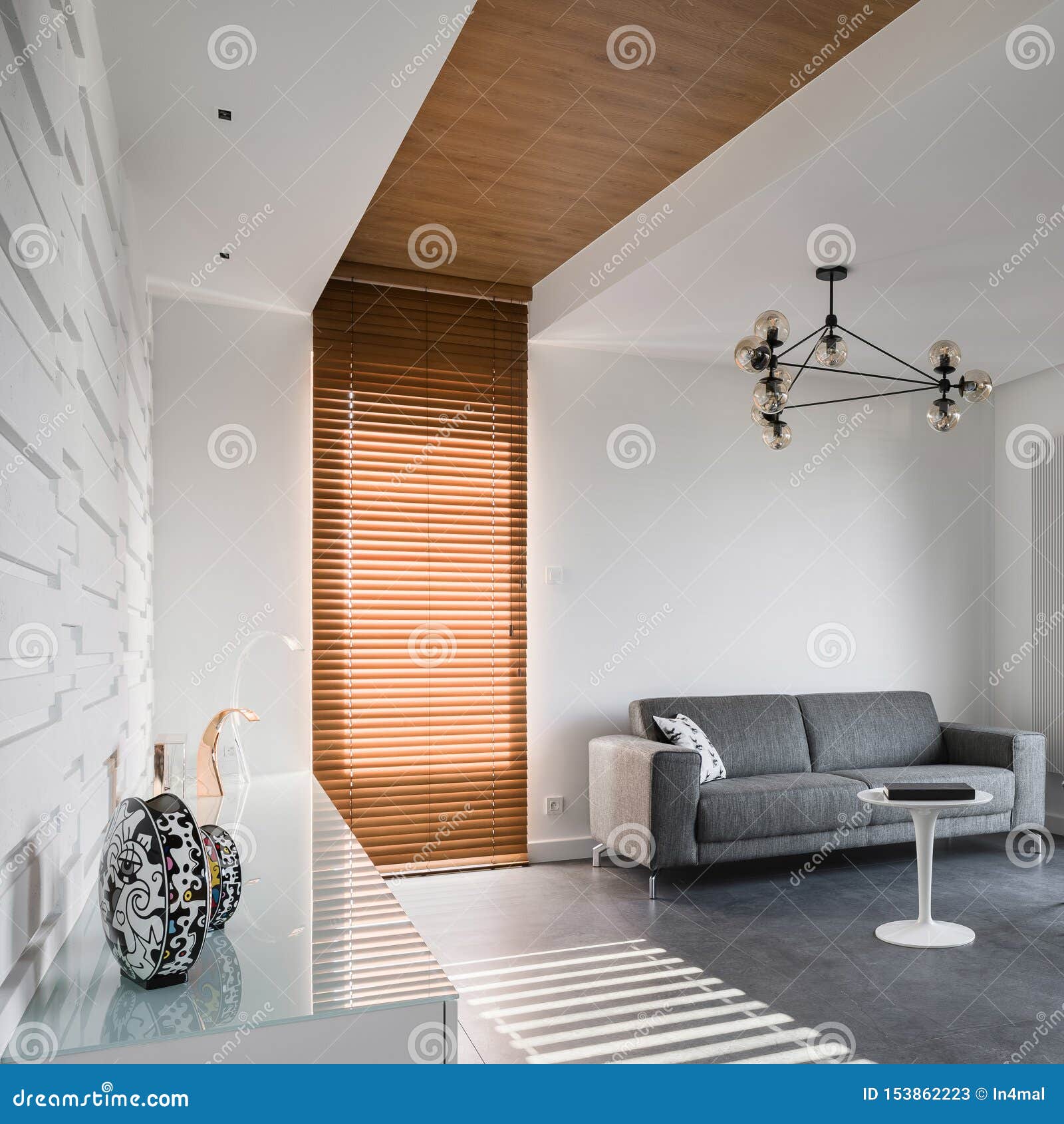 Modern Home Interior with Sofa Stock Image - Image of couch, bright ...