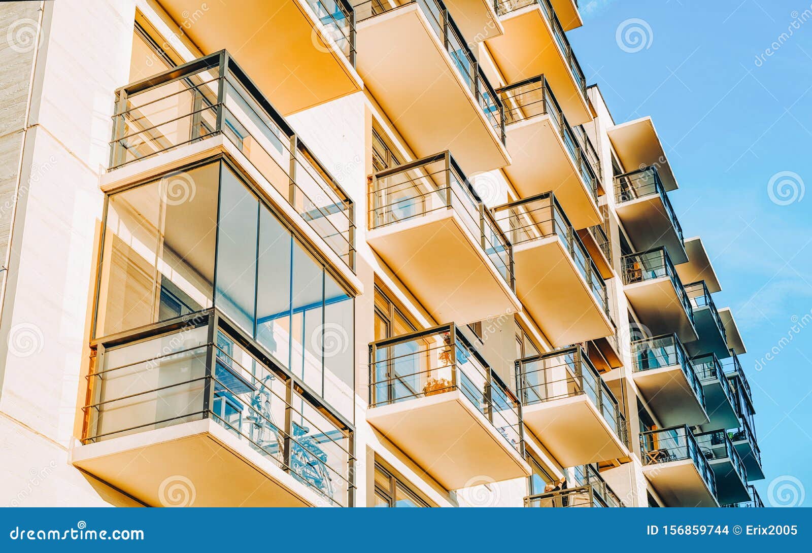 Modern Home Residential Building Complex Real Estate Stock Photo ...