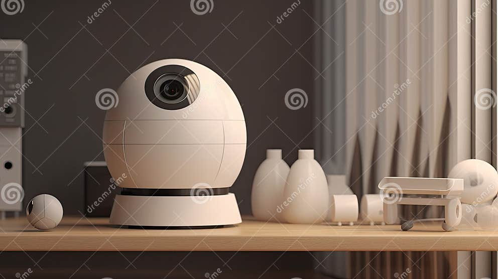 Modern Home Security System Concept. AI Generated Stock Illustration ... Modern Home Security System Concept. AI Generated Stock Illustration ...